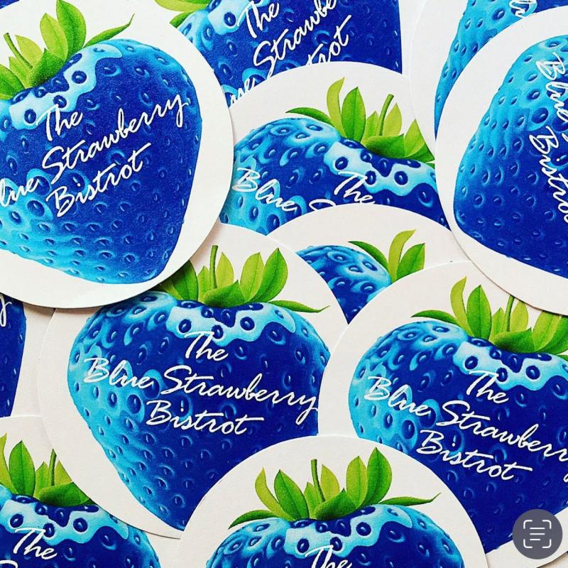 The Blue Strawberry Bistrot - My Vegan Town